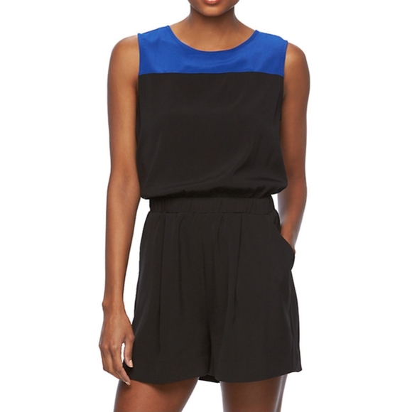 REED | Pants & Jumpsuits | Reed Colorblock Twotoned Sleeveless Shorts ...